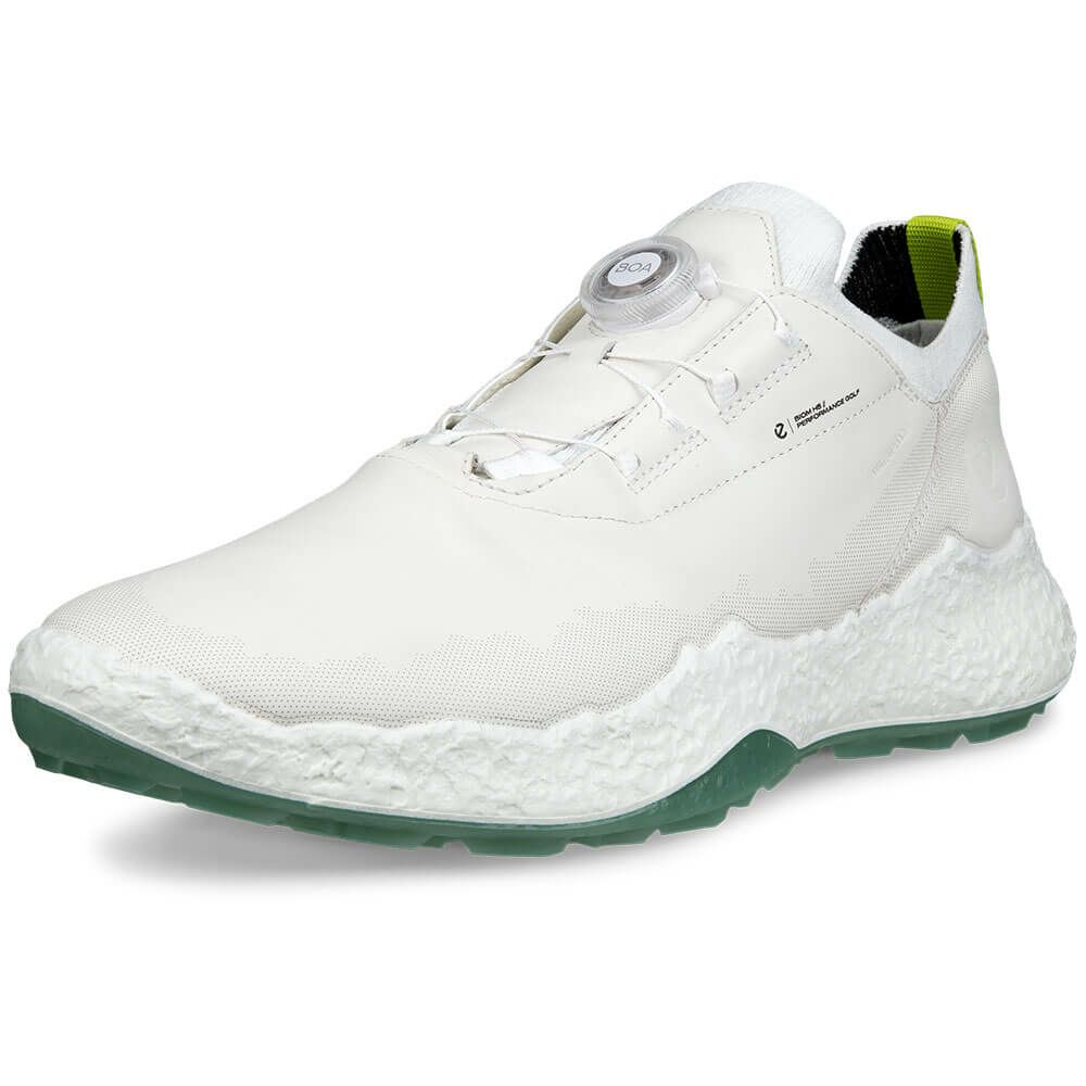 ecco エコー BIOM H5 BOA バイオム H5 ボア メンズ スパイクレス ゴルフシューズ 138024 01007 WHITE 2025年モデル | 【公式】有賀園ゴルフオンラインAGO