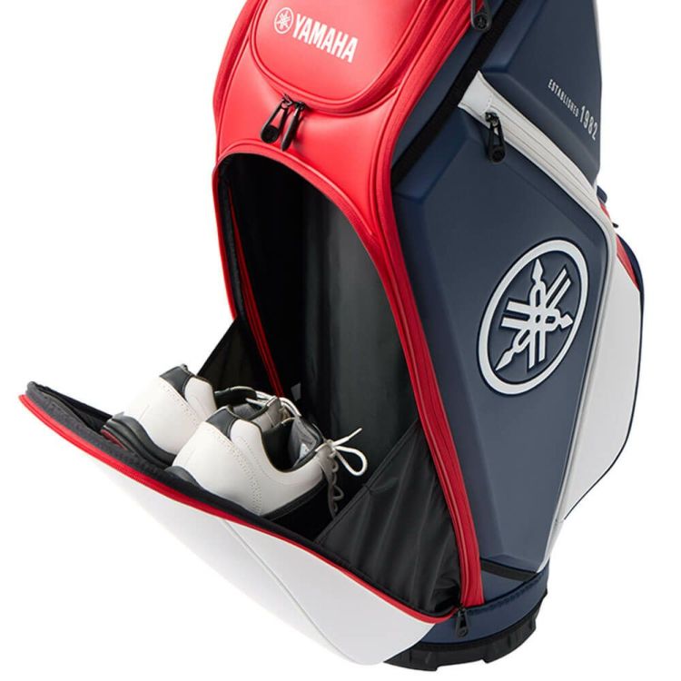 ヤマハ メンズ ミドルサイズ キャディバッグ Y26CBM WRDNV ホワイト