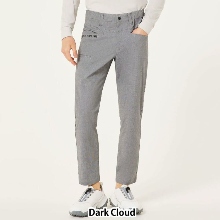 オークリー OAKLEY メンズ 千鳥格子柄 テーパード ロングパンツ